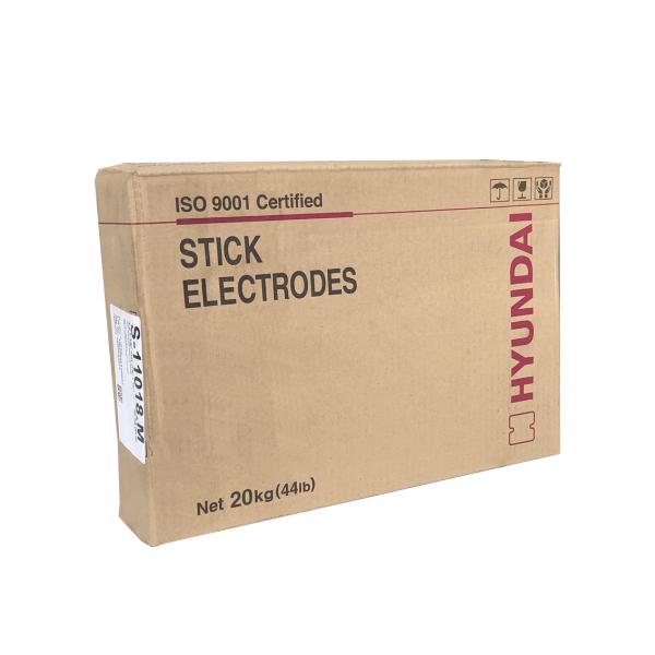 ลวดเชื่อมไฟฟ้าเหล็กทนแรงดึงสูง HYUNDAI S-11018.M (E11018-M) ขนาด 3.2 mm.